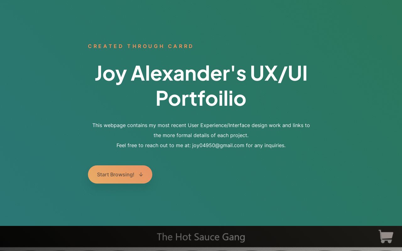 Joy A UX UI Portfolio